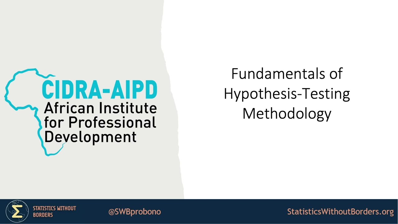 Hypothesis Testing —  SWB open online statistics courses