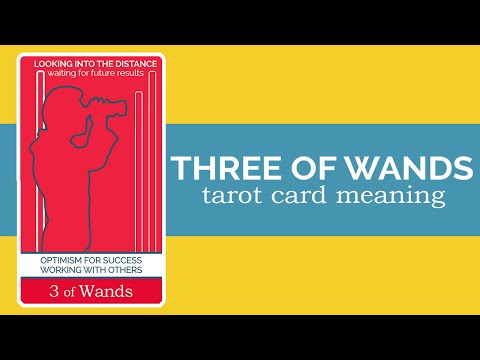The Three of Wands Tarot Card