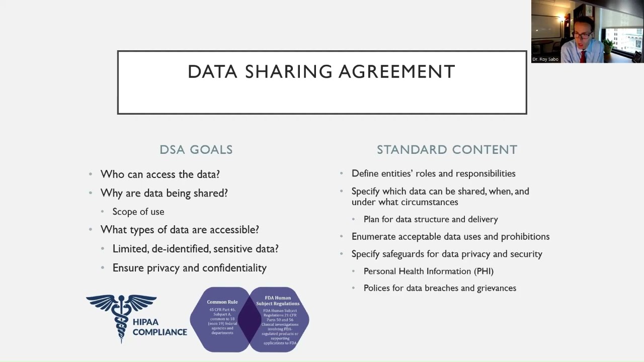 Developing a Data Sharing Agreement  Critical Elements & Process
