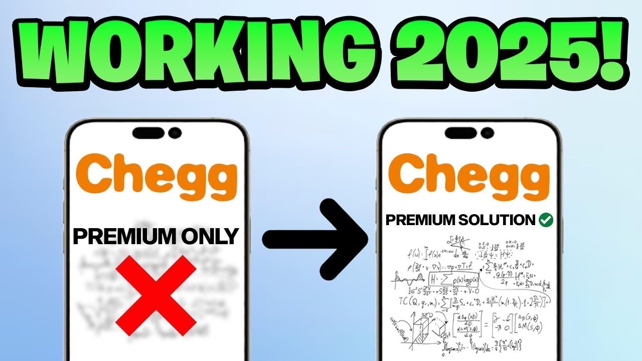 How To ACTUALLY Get Chegg Answers For Free in 2025! (New Method)