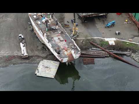 Look at what is dropping into the ocean from Deep Water Recovery ...