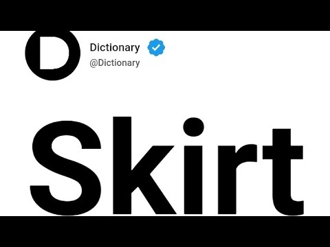 Skirt Meaning In English