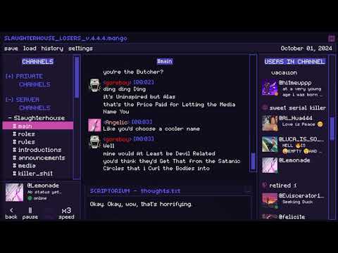 Steam Community :: Video :: Killer Chat! Demo Gameplay