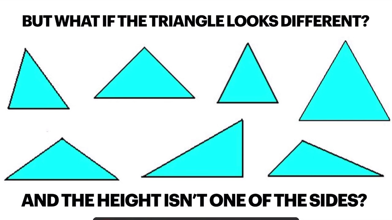 Maths P5 Chapter 6 - Area of Triangle