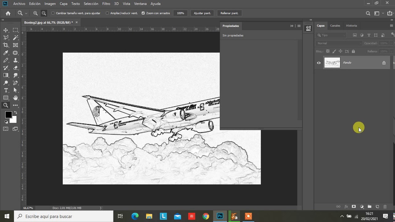 25.- CONVERTIR UNA FOTO EN TRAZOS A LÁPIZ