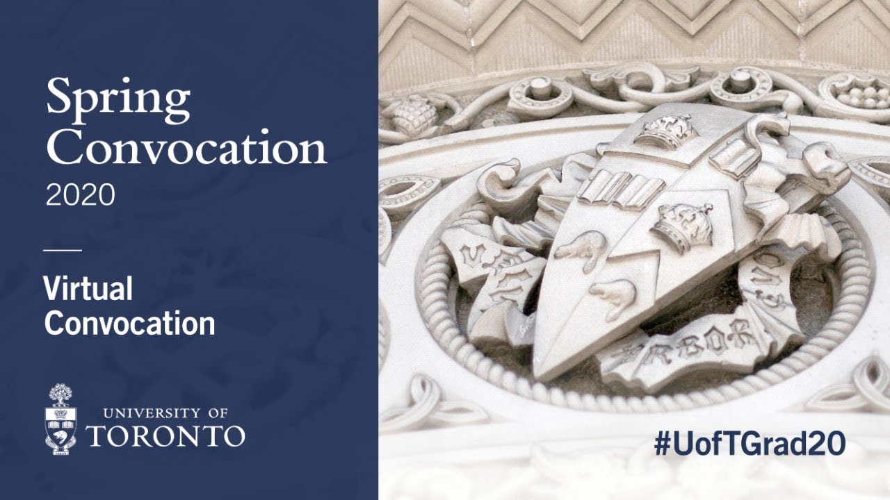Spring Convocation #UofTGrad20 Described Video