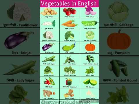 Vegetables In English๐ฅฌ๐ฅ๐ฅฆ#shorts #shortsvideo #english