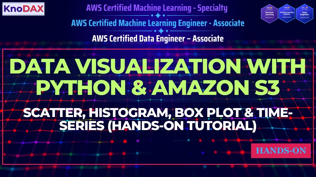 Data Visualization with Python & Amazon S3 | Scatter, Histogram, Box Plot & Time-Series (Hands-On)