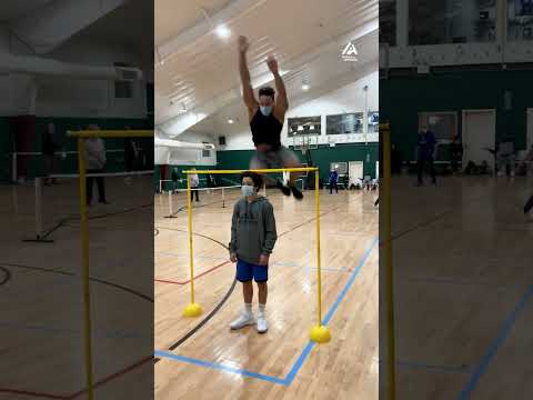 Check out this athlete's jaw-dropping high jump skills  #skyisthelimit