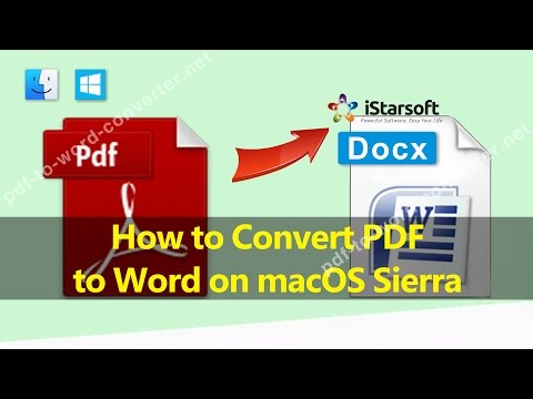 How to Convert PDF to Word on macOS Sierra