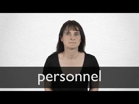 PERSONNEL definition and meaning | Collins English Dictionary
