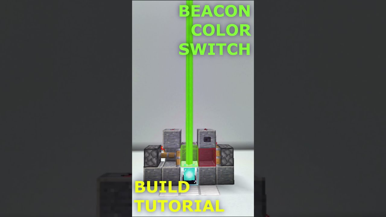 Beacon Color Switch | Minecraft Build Tutorial