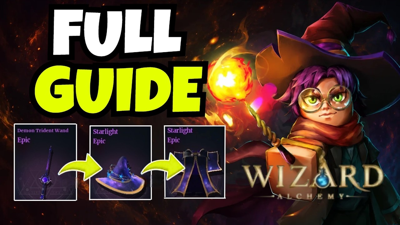 FULL GUIDE TO WIZARD ALCHEMY (BEGGINER TO PRO GUIDE IN WIZARD ALCHEMY) | ROBLOX WIZARD ALCHEMY