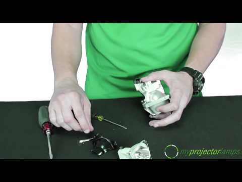 How to Install a Bare Lamp into Your Projector