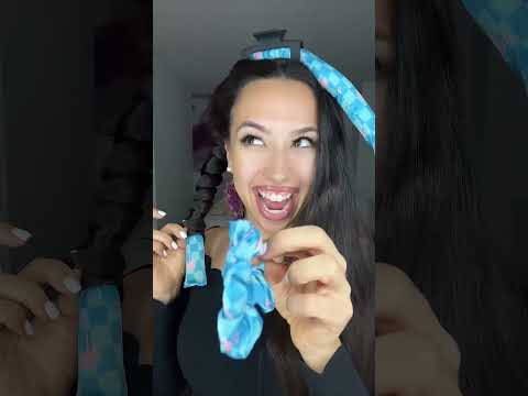 Heatless Curls Tutorial🎀 #shorts