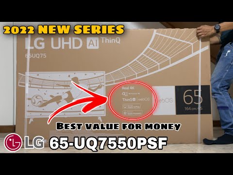 LG 65 INCHES UQ7550PSF the 2022 latest model, unboxing | review | price.