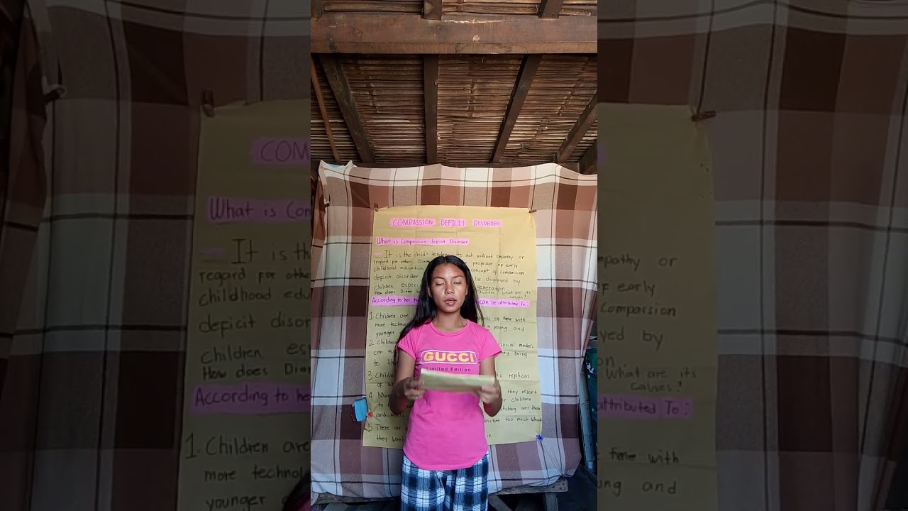 GMRC REPORT LESSON:3 COMPASSION DEFICIT DISORDER 