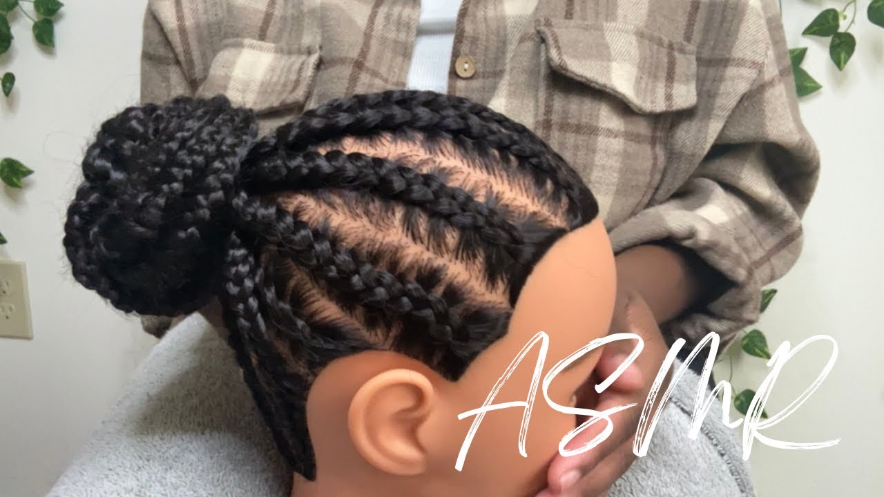 ASMR | 1+ Hour of Hair Braiding | Detangling, Combing, Parting (No Talking) ✨