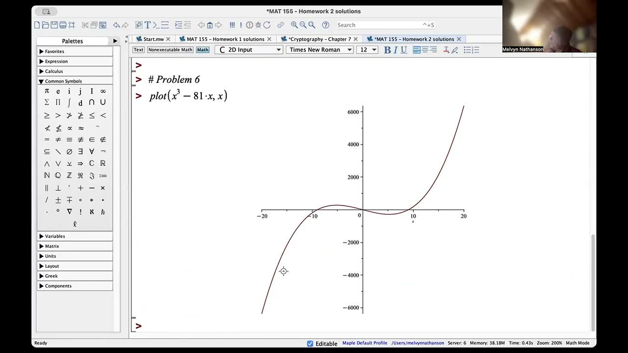 Homework 2 solutions