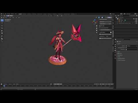 Pixel Art Renderer for Blender demo