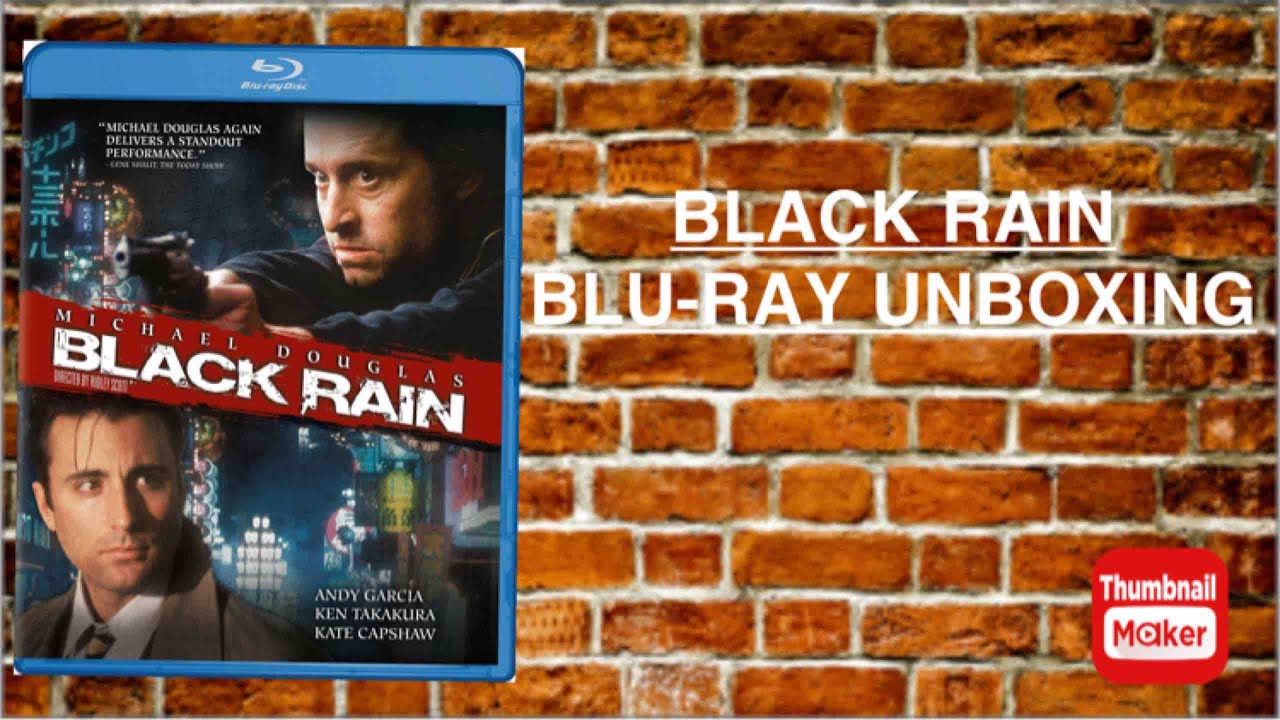 BLACK RAIN BLU-RAY UNBOXING