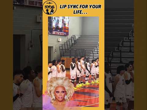 Lip Syncing for your Life at a Volleyball Game, During Whitney Houston's National Anthem 🤣😭