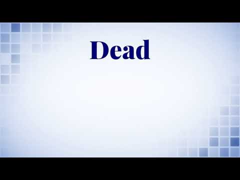 What Is The Antonym of (Alive)?