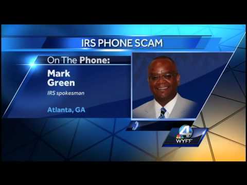 IRS warning taxpayers about a phone scam