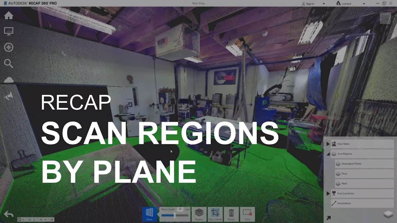 ReCap Scan Regions by Plane - Getting Started