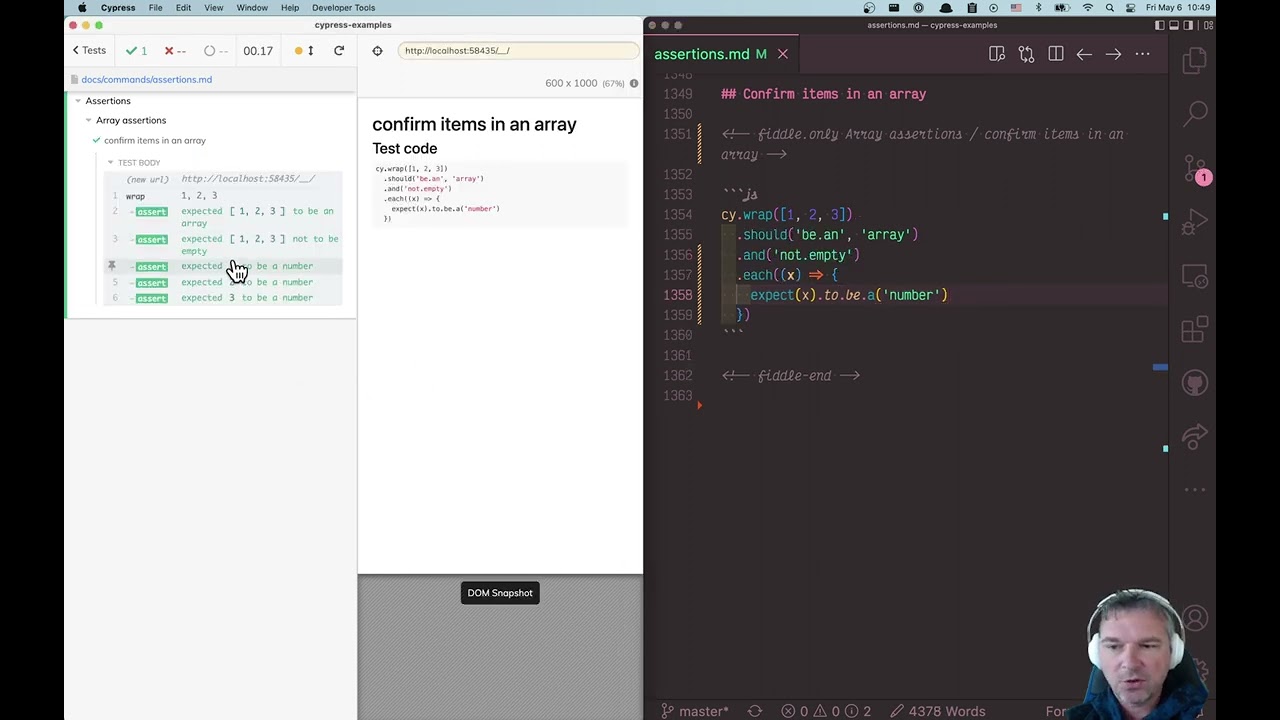 Validate Each Array Item