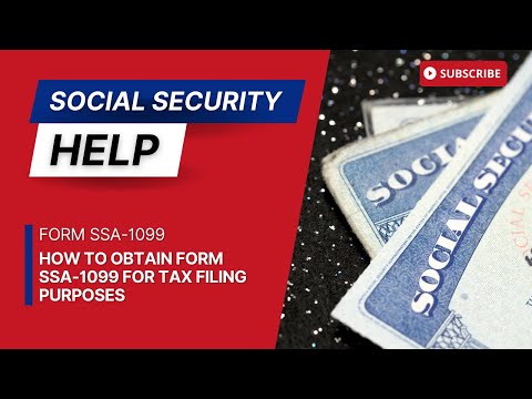 How to get a replacement FORM SSA-1099 from Social Security for tax purposes