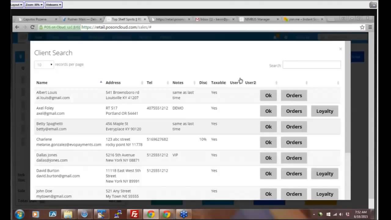 POS on Cloud Retail Demo