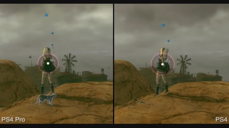 [4k] Gravity Rush 2 PS4 Pro VS PS4 Graphics Comparison