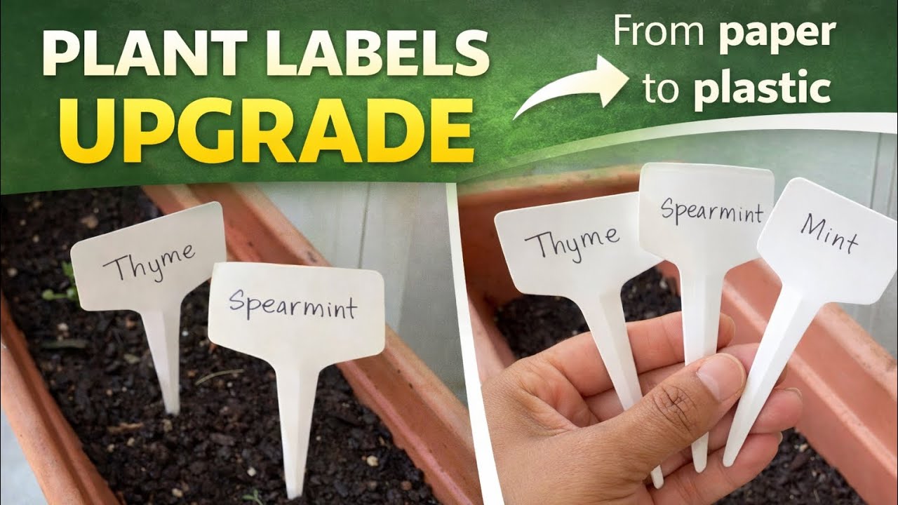Switching to Plastic Plant Labels | Garden Upgrade
