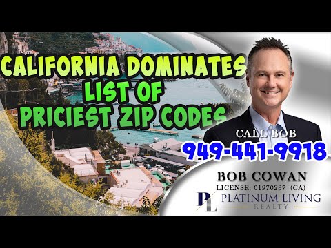 CALIFORNIA DOMINATES LIST OF PRICIEST ZIP CODES