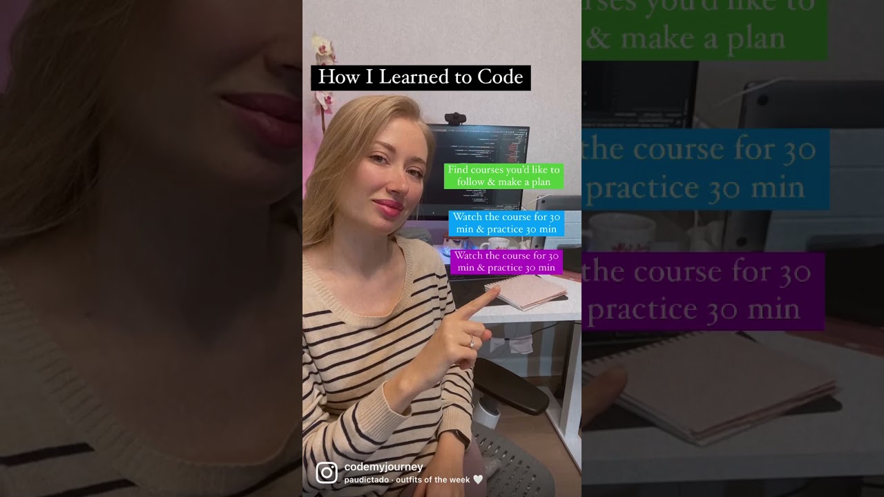 How I learned to Code? 🤷‍♀️ #learntocode #codingbootcamp #100daysofcode