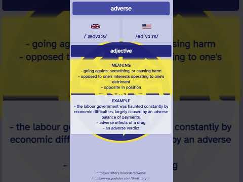 What Does 'Adverse' Mean? | Quick English Vocabulary! 🌧️⚠️