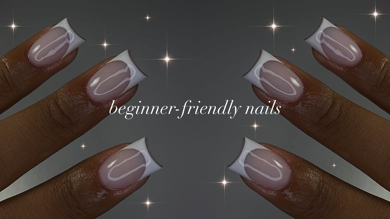 Beginner-Friendly Acrylic Nails🕊️| nail prep for long-lasting extensions + simple nail art!✨