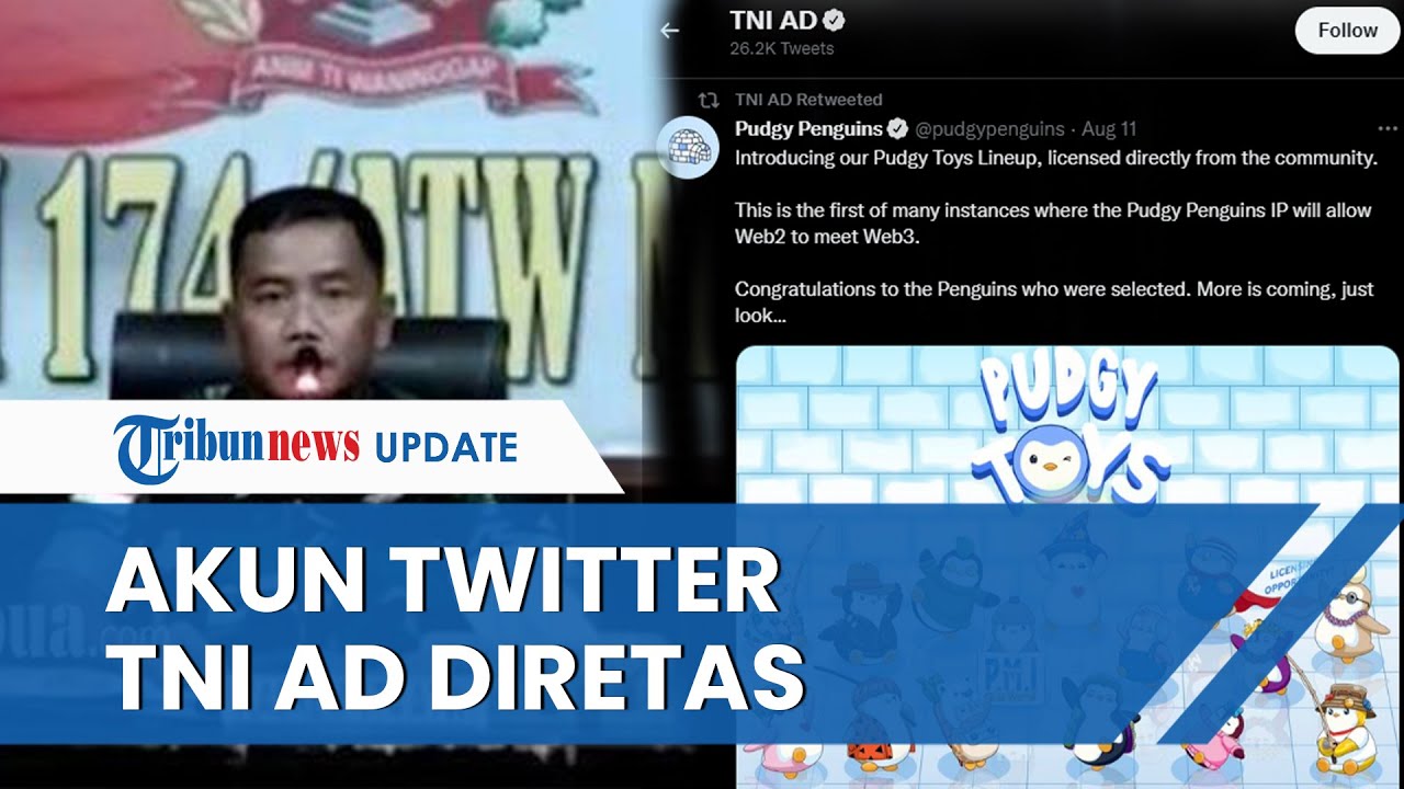 Akun Twitter TNI AD Diretas sejak Agustus 2022 & Penuh Gambar Penguin ...
