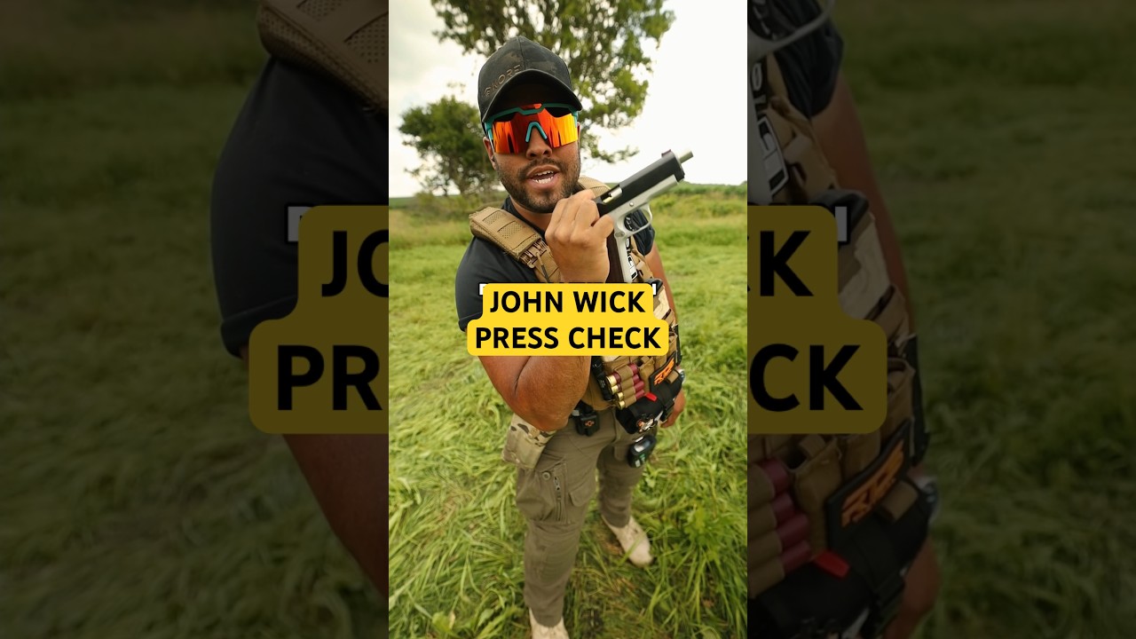 How To Press Check Like John Wick