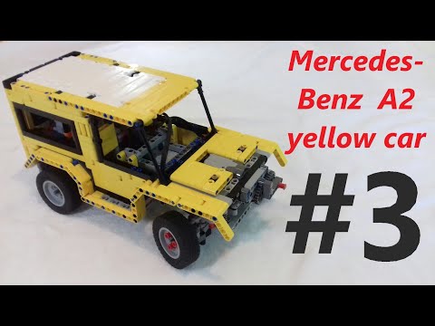 Lego technic Mercedes-Benz A2 yellow car! (Eigenbau, Inhaltsangabe) TK 47 Live