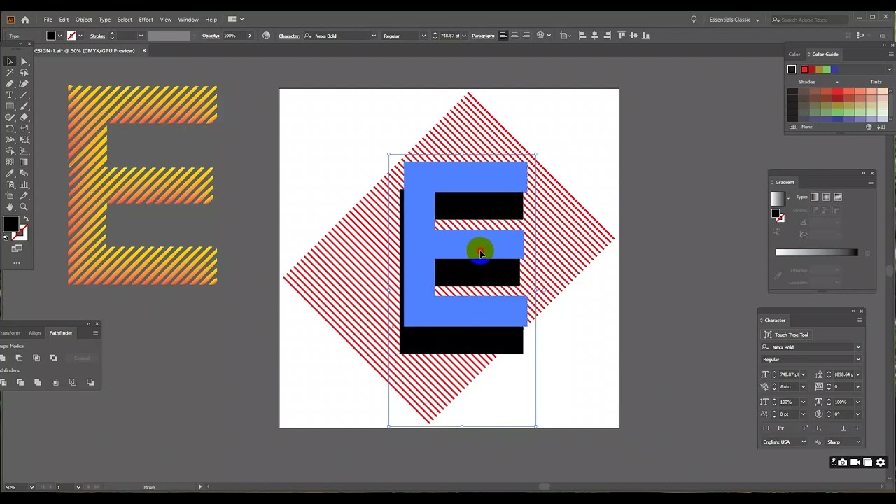 E  LETTER DESIGN BY AI