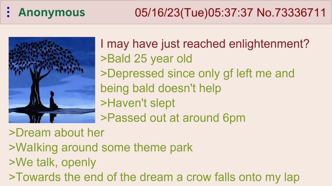Anon Gets Enlightened...