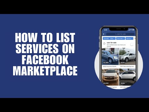 How to List Services on Facebook Marketplace (Post Your Services On The Marketplace)