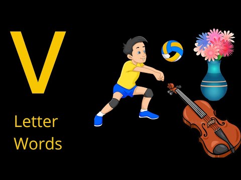 Part(22) 10 Words Starting with letter V | Letter V words | Words that starts with V