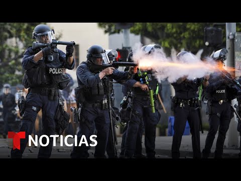Policía de Los Ángeles declara como ilegales las protestas de inmigrantes | Noticias Telemundo