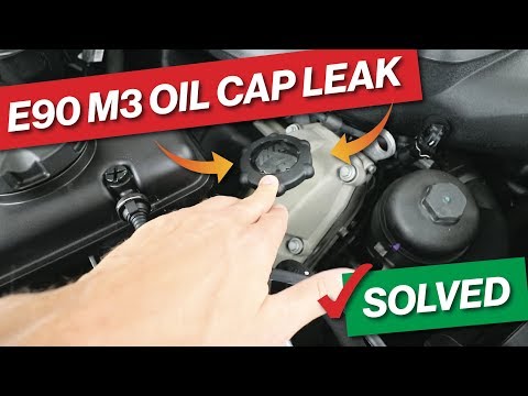 E90 M3 S65 OIL CAP LEAK FIX
