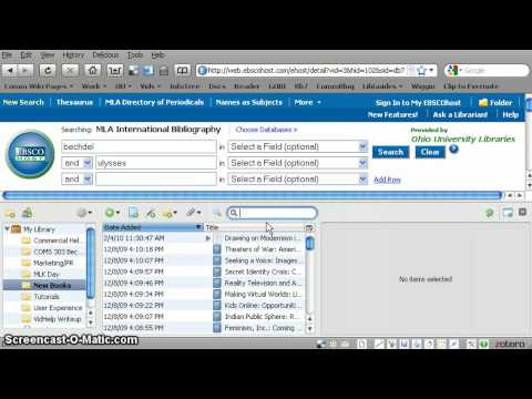 Save An Article in MLA to Zotero