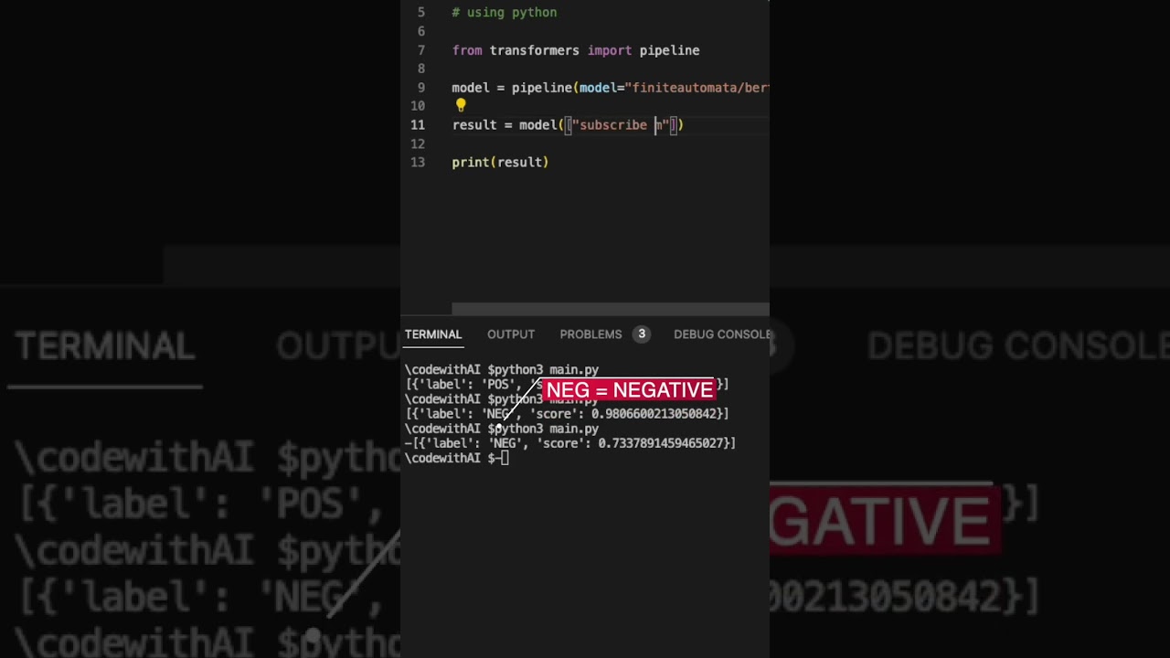 🤗 huggingface sentiment analysis model using transformers | machine learning
