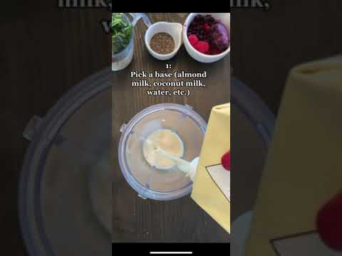 How to: Build the Perfect Meal Replacement Shake #recipe #healthy #tutorial